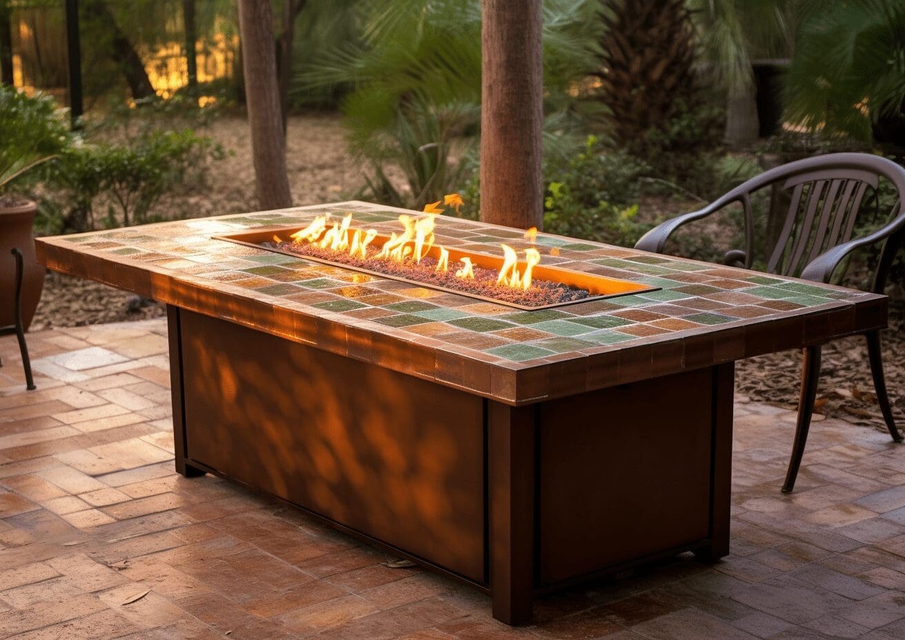 Outdoor Fire Features | Precision Pools & Spas - Custom Pools Rosharon ...